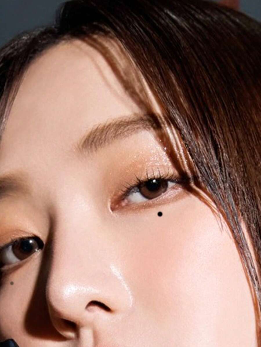 10pcs Black Tear Mole Waterproof Temporary Tattoo Sticker Fake Tatoo ...