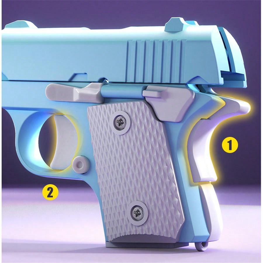 Gravity 1911 Pistol 3d Printing Blowing Back Daikon Pistol ...