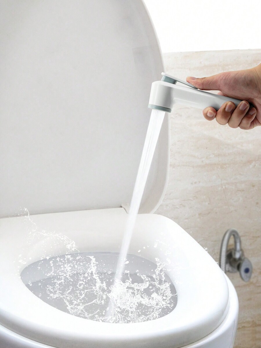 Plastic Bidet Shower Head Toilet Bathroom Spray Nozzle, Handheld ...