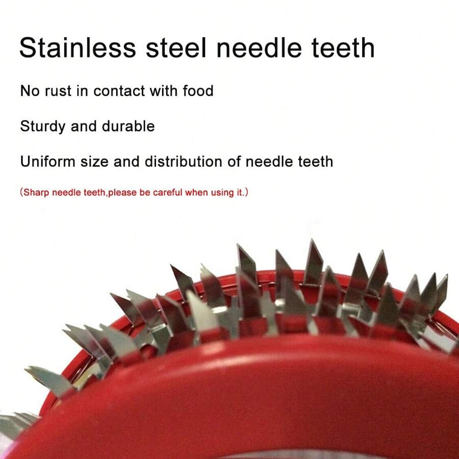 1pc Meat Tenderiser Tool With 48 Stainless Steel Ultra-Sharp Needle ...