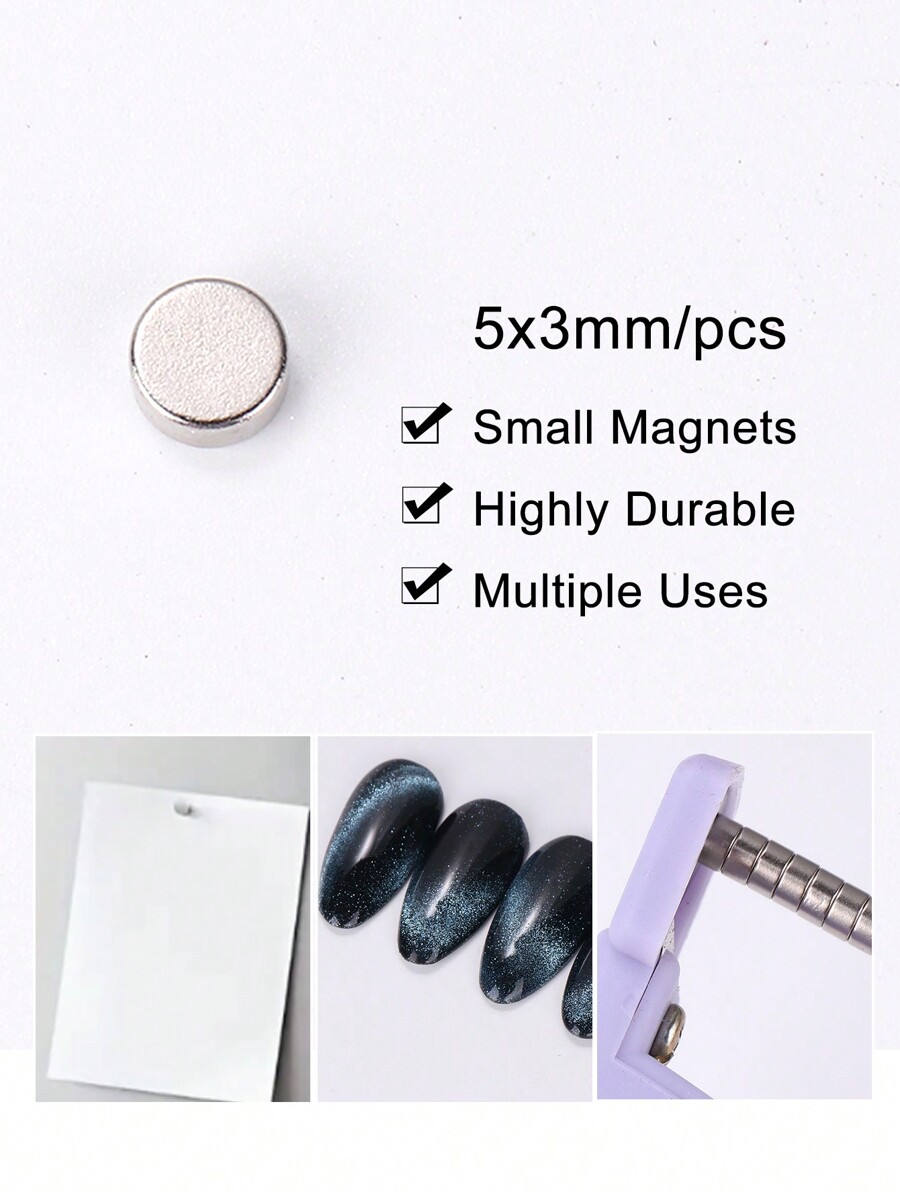 10/50/100pcs Small Magnets 5x3mm Round Magnetic Patch Iron Absorbing ...