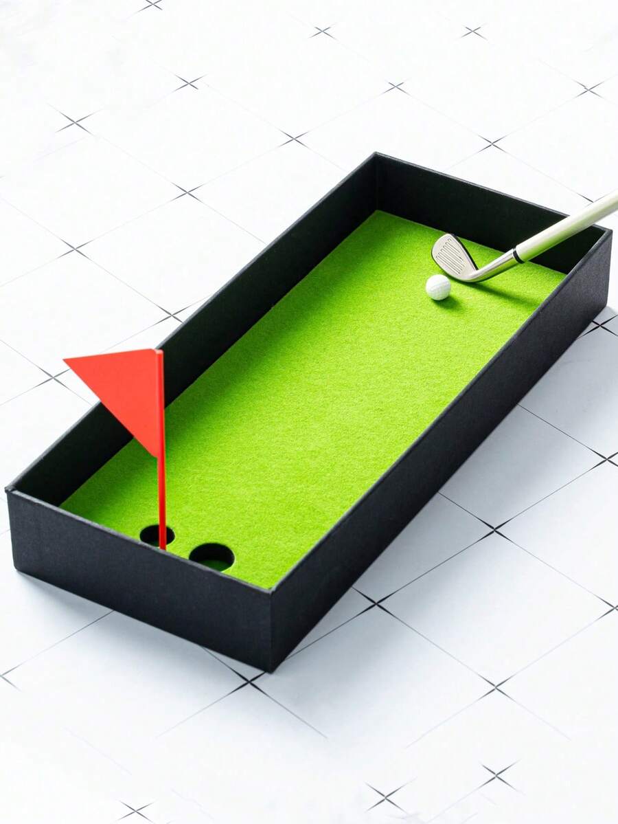 1pc Mini Golf Club Shaped Ballpoint Pen, Funny Desk Game, Stationery ...