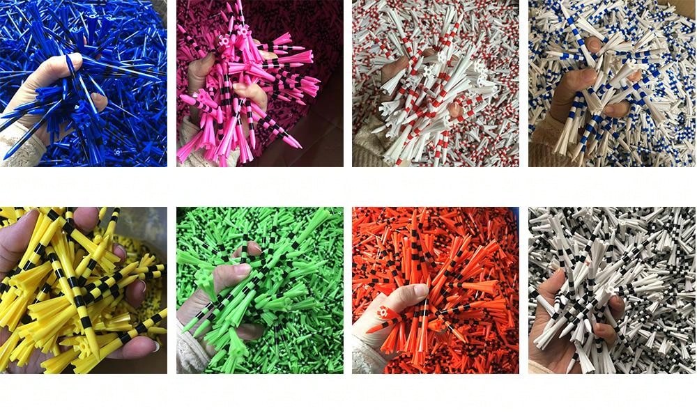50pcs Plastic Golf Tees 70MM Durable 5-Prong Plastic Golf Tees For Reduced Friction And Improved ...