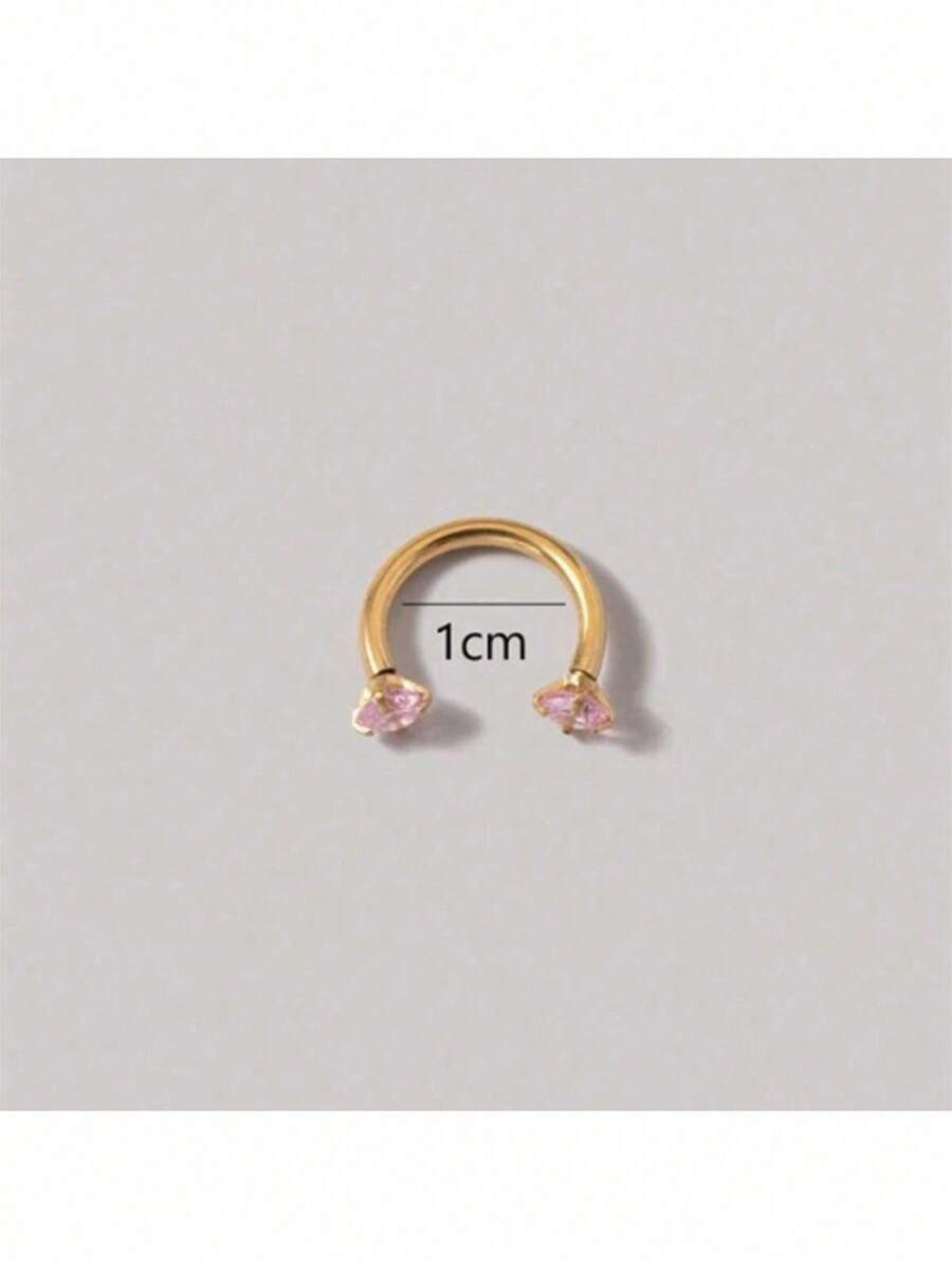 Cubic Zirconia Decor Nose Ring | SHEIN USA