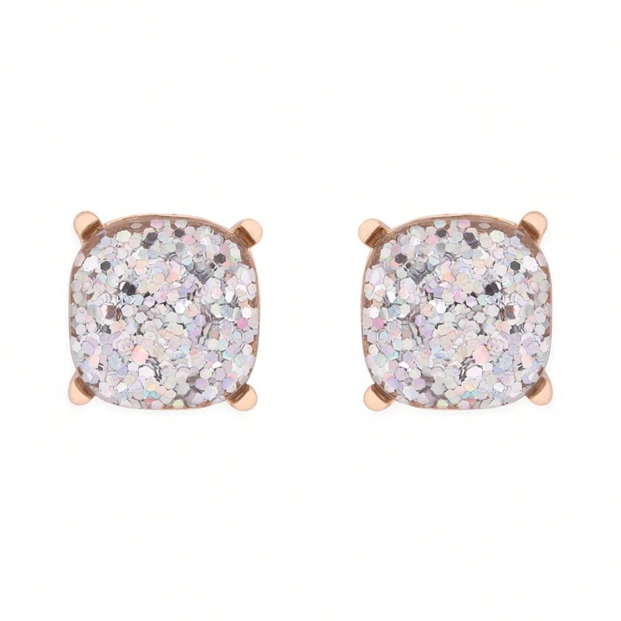 Glitter Epoxy Stud Earrings | SHEIN USA