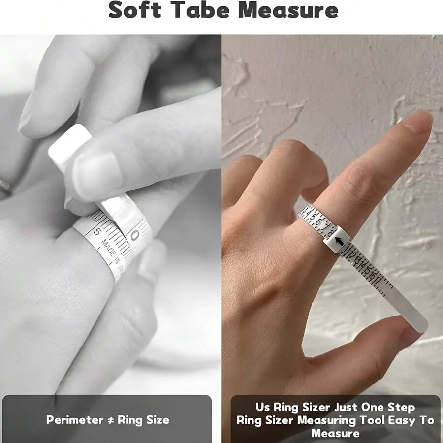 Ring Sizing Strips, Plastic Ring Sizer Gauge Mandrel, Us Ring Sizes ...