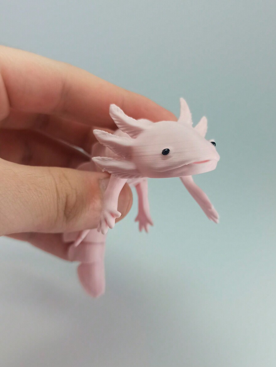 Toy Mini Articulated Axolotl Figure Flexi Axolotl Axolotl From ...