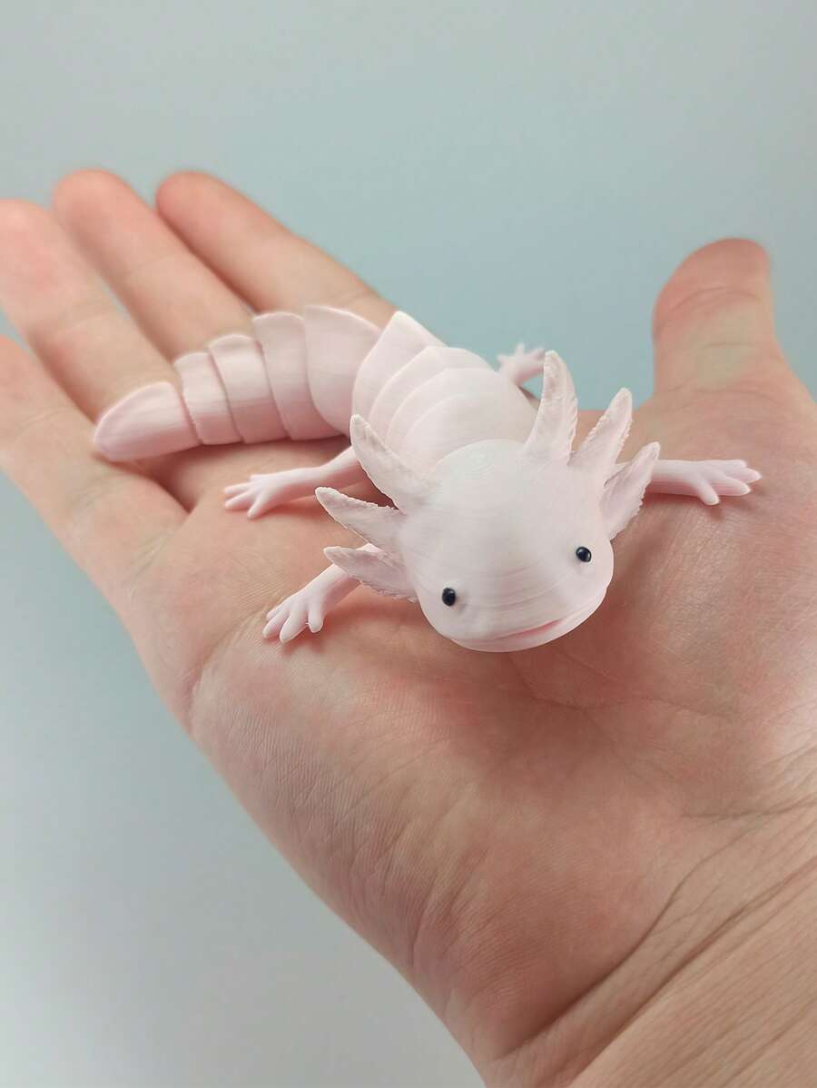 Toy Mini Articulated Axolotl Figure Flexi Axolotl Axolotl From ...