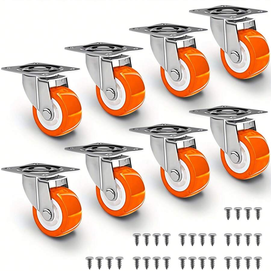 Heavy Duty Swivel Caster With Double Locking, Threaded Stem With Brake ...