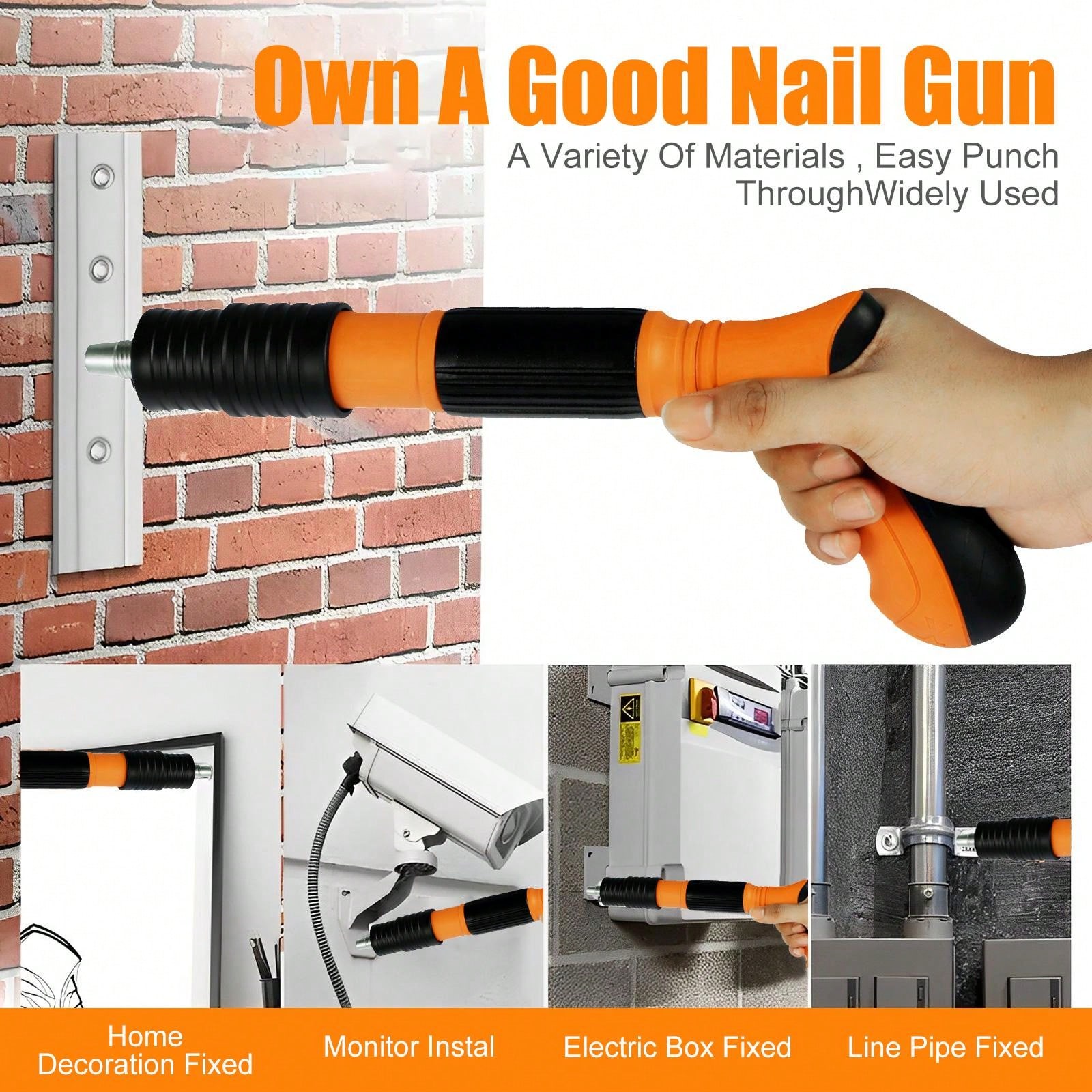 Mini Nailer Tool Manual Wall Nail Fastening Tool Low Noise Air Nailer ...