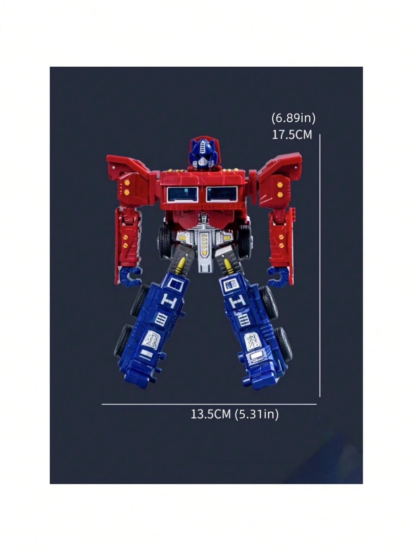 1 ชิ้น ของเล่นแปลงร่างรถและหุ่นยนต์เพื่อผ่อนคลายความเครียดของวัยรุ่น ออกแบบเป็นรถวิศวกรรม 2 แบบ