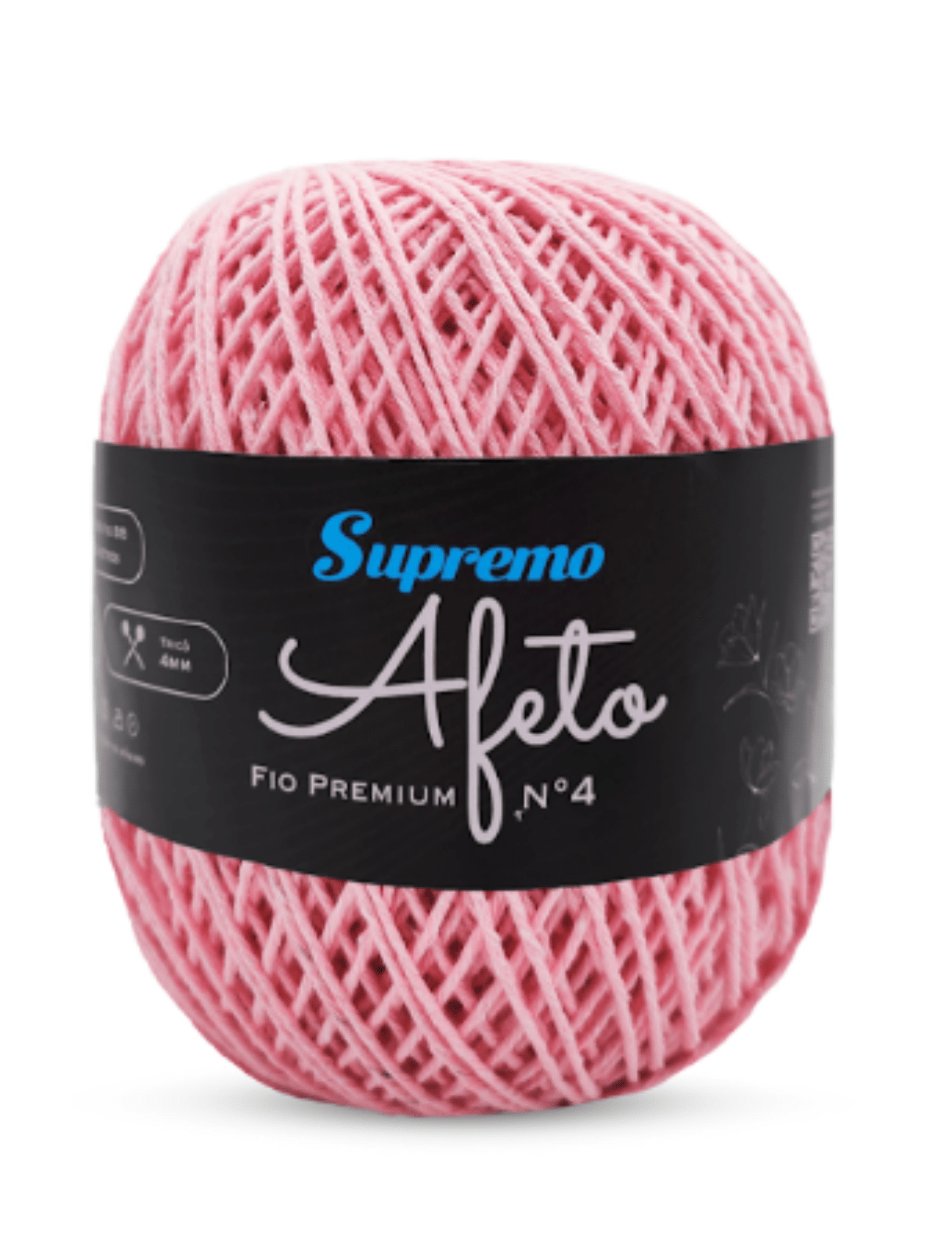 Linha Barbante Supremo Afeto Fio 4 200g 340m Crochê / Tricô / Tear - Semelhante Ao Barroco ...