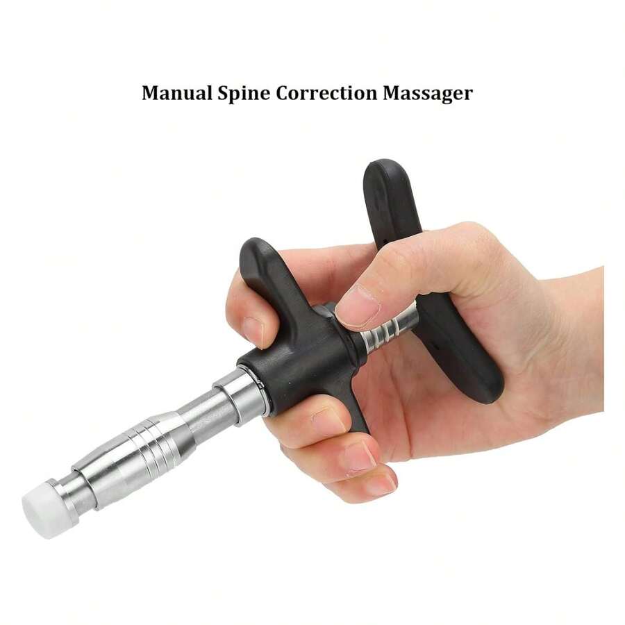 Spine Correction Machine, Massage Gun Manual Spinal Massager Chiropractic Adjusting Tool For ...