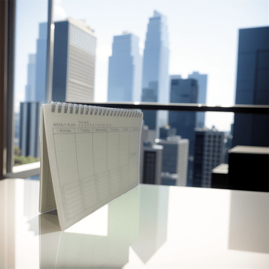 Time Management Schedule, Self-Discipline Table, Study Plan, Check-In ...