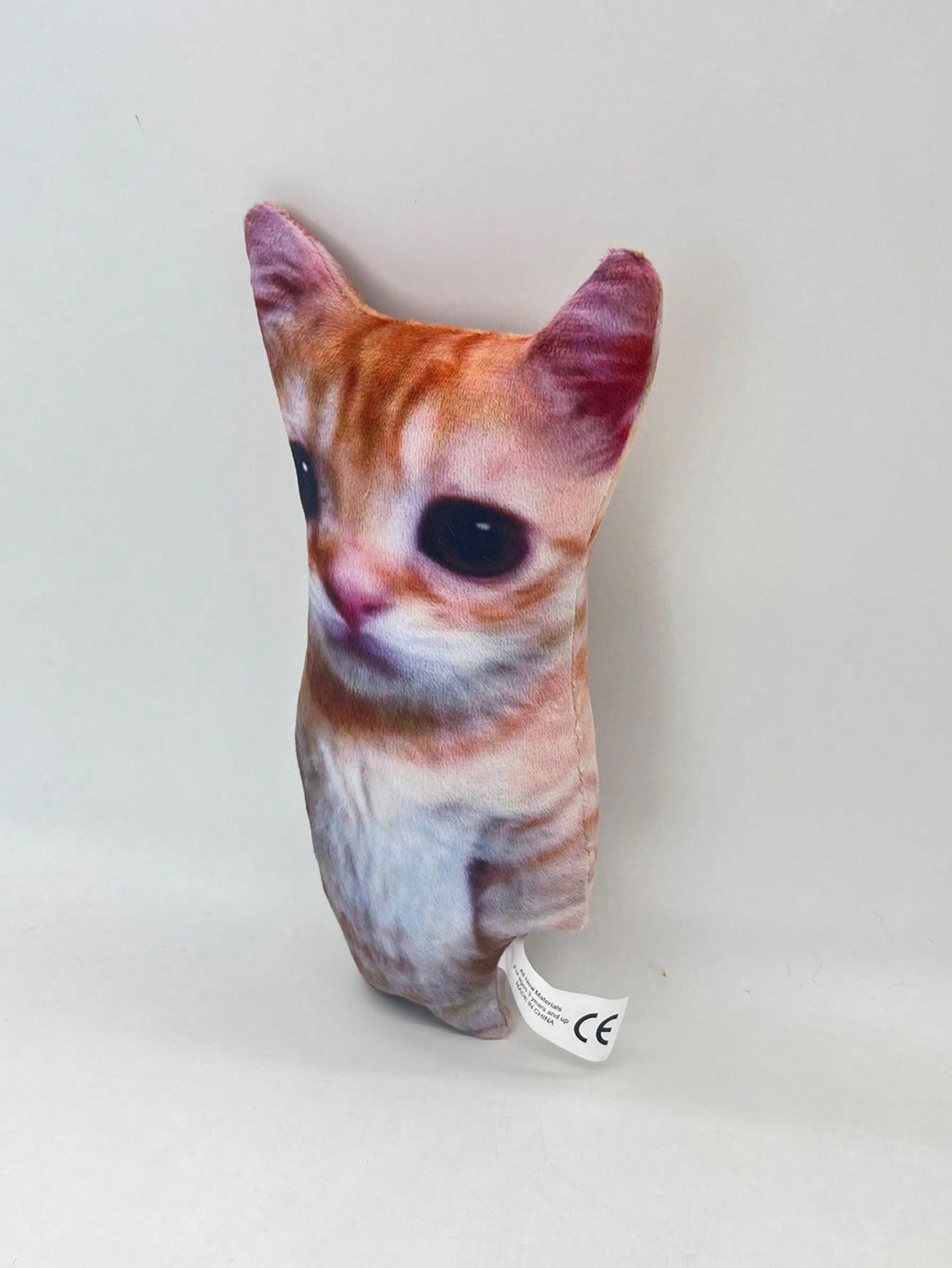 Cute Realistic Plush Cat Sleeping Companion Doll, Cat Stuffed Animal ...