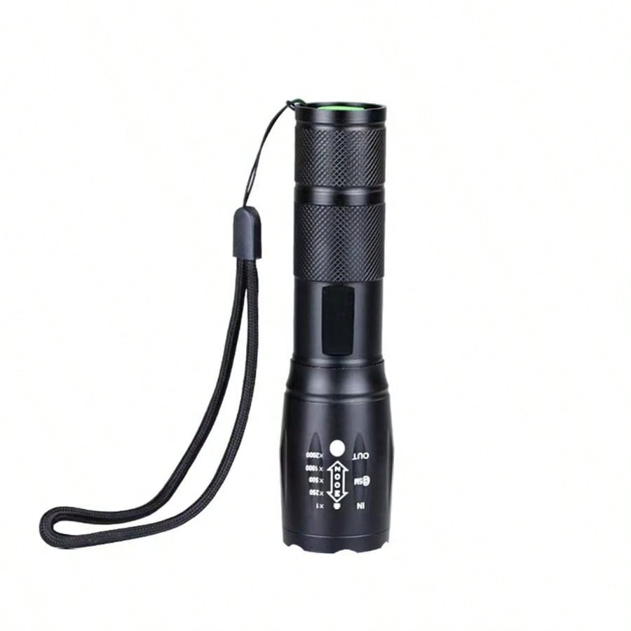 Led Adjustable Focus Flashlight, T6 Mini Outdoor Flashlight With ...