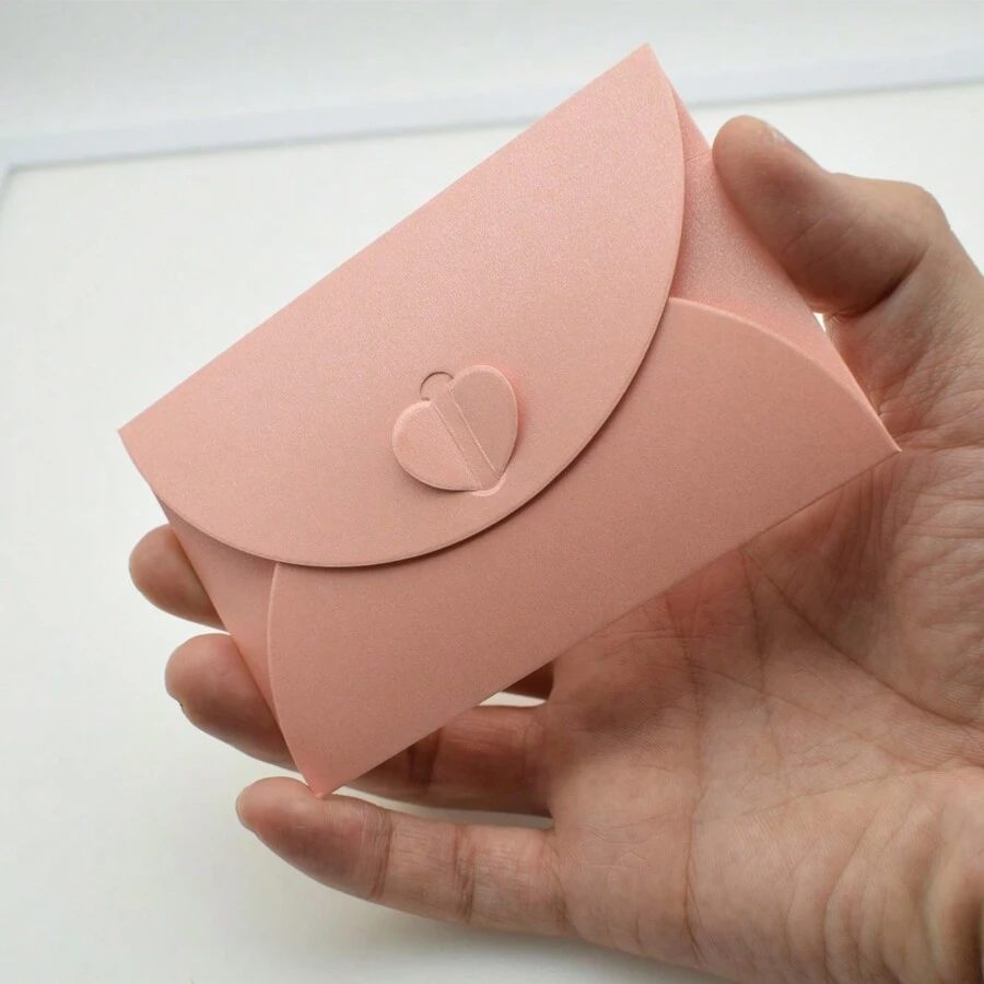 20pcs Cute Envelope Thick Paper Cardboard Small Foldable DIY Paper ...