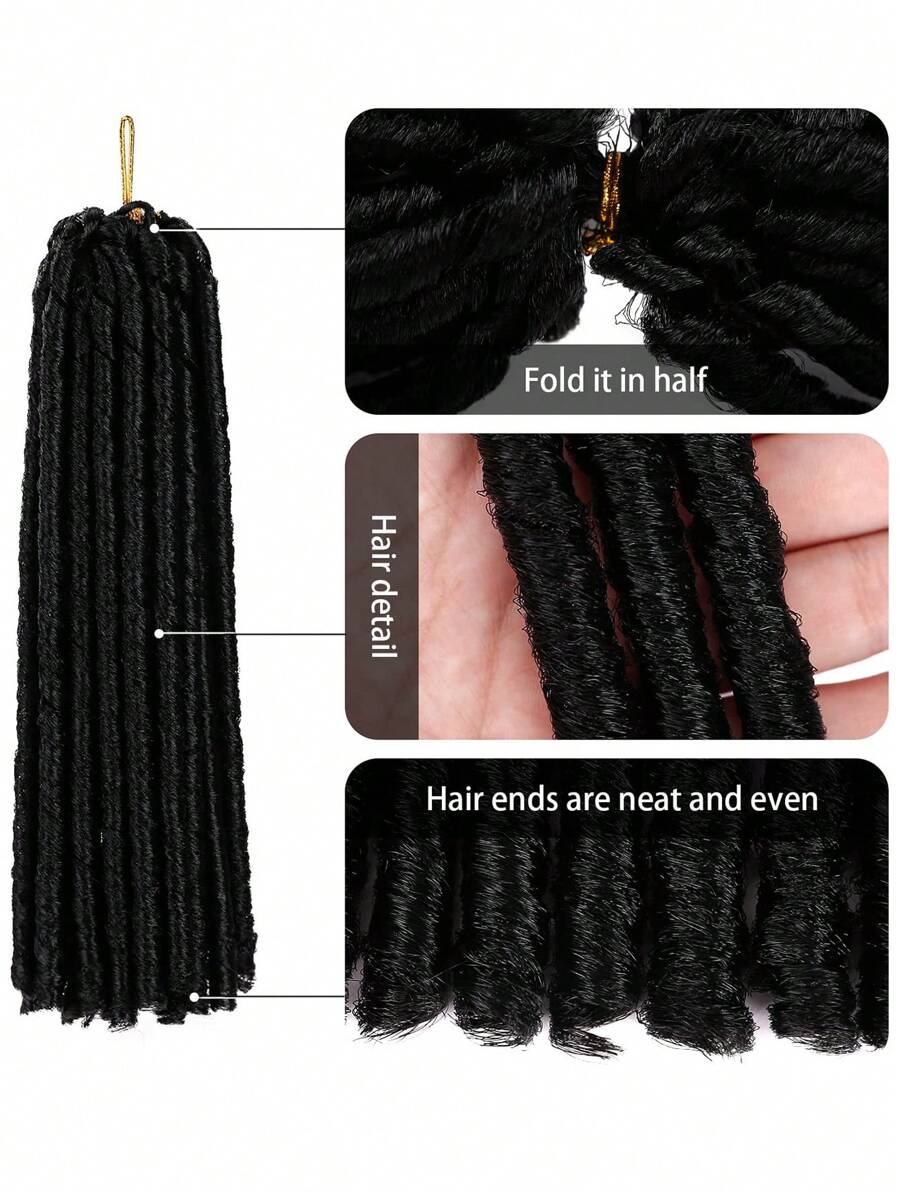 Urban Soft Dread Crochet Hair - 1 Packs Straight Faux Locs Crochet Hair ...