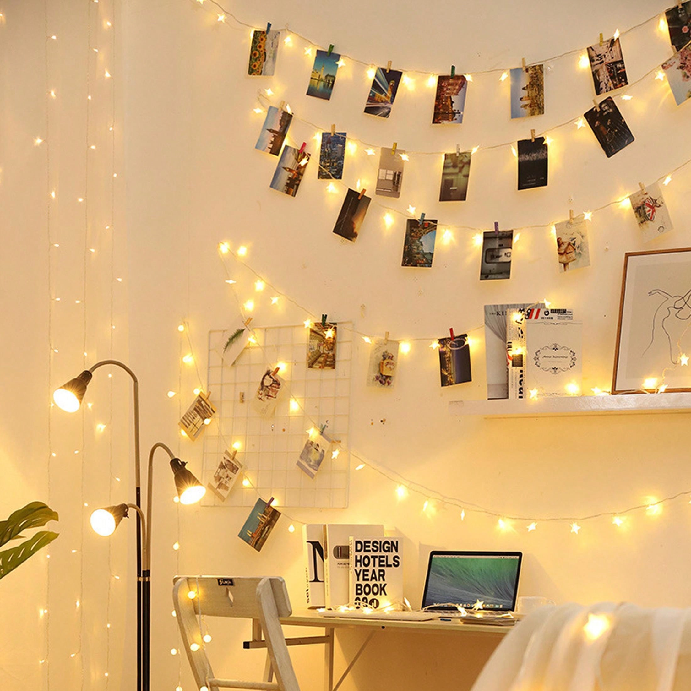 1 Pieza 3m/20 Led Luz Blanca De Cuerda De Bola Esmerilada, Decoración ...