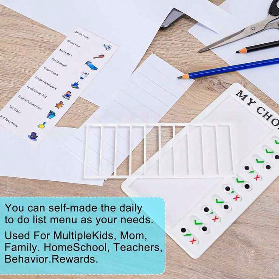 Self-Discipline Tracker, Memo Pad, Student Message Board, Check List ...