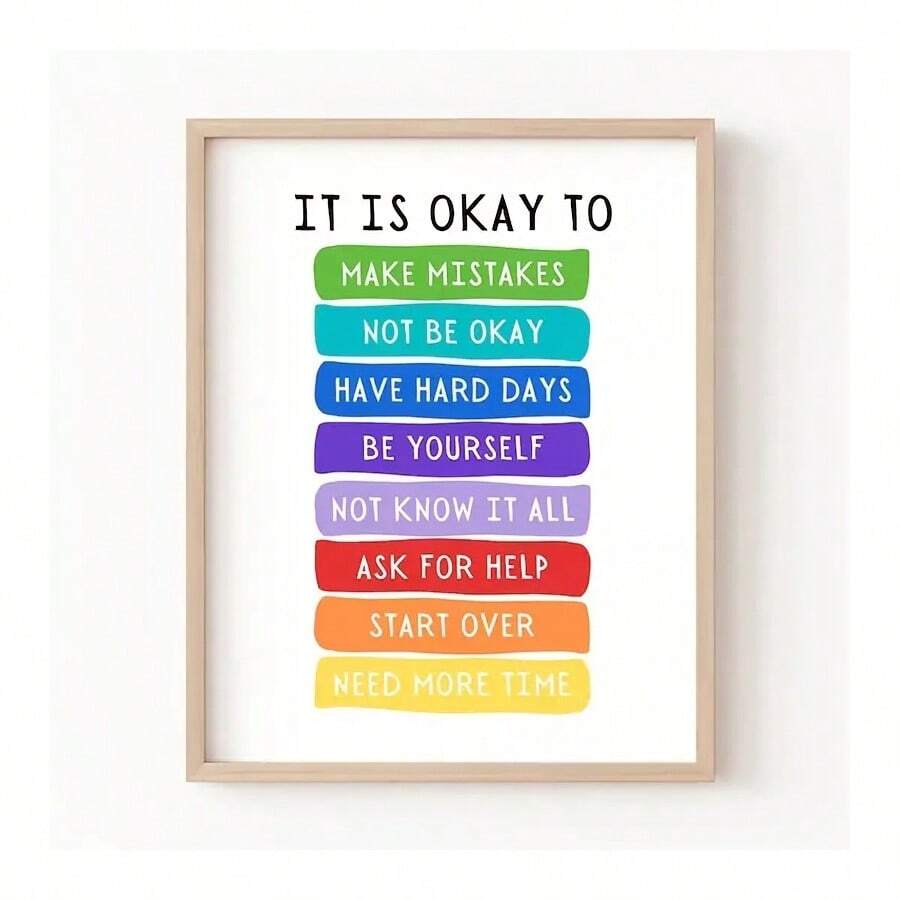 1pc Classroom Wall Art, In This Room You Matter, You Are Loved ...