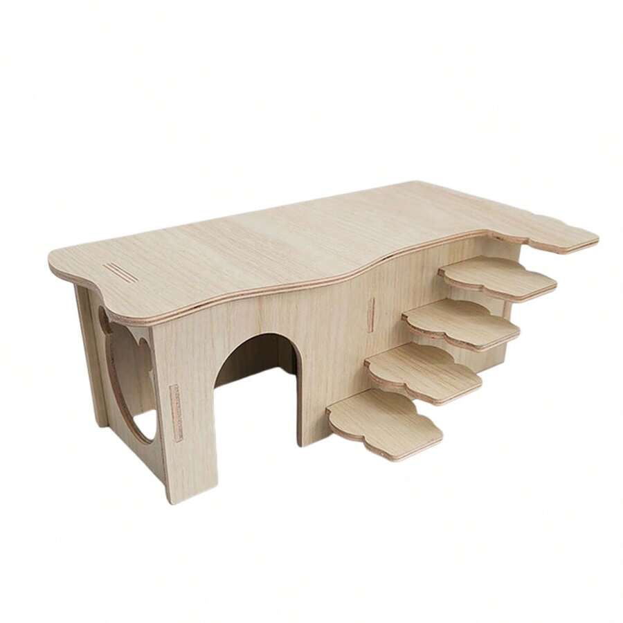 Hamster Maze With Multiple Chambers And Hideaways, Wooden House With ...