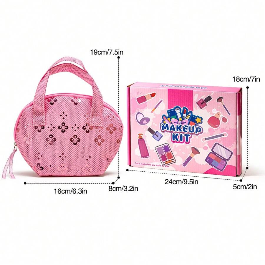 Kids Makeup Set Pretend Play For Girls,11PCS Pretend Makeup Kit For ...
