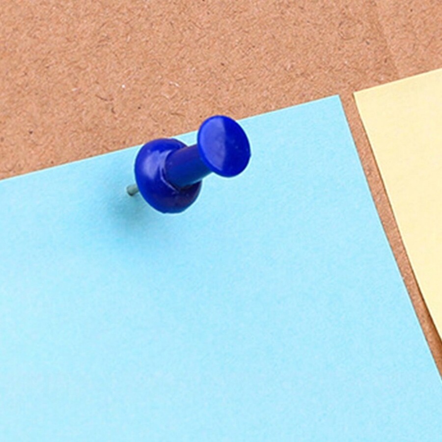 150pcs Boxed I-Tacks, Colored Plastic Head Steel Dot Tacks For Hanging ...