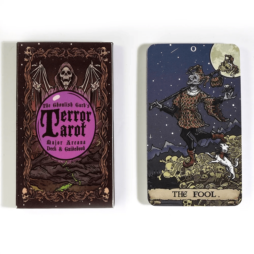 10.3*6cm The Ghoulish Garb Terror - 22 Card Major Arcana Card Deck Gothic Halloween Deck | SHEIN UK