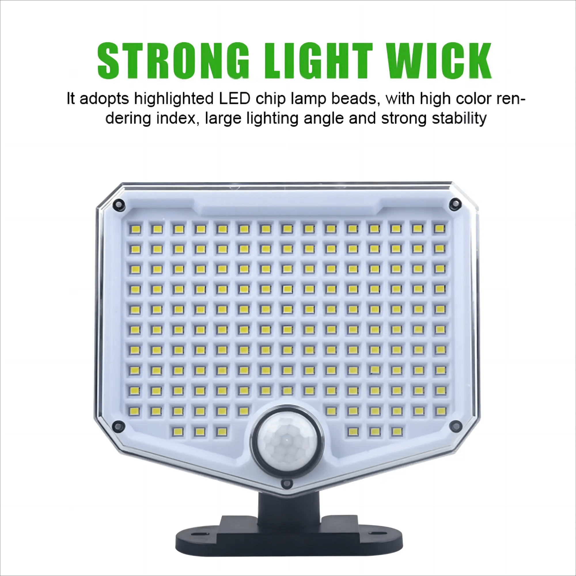 1pc Upgraded Brightness Solar Powered Sensor Light For Outdoor Pathway ...