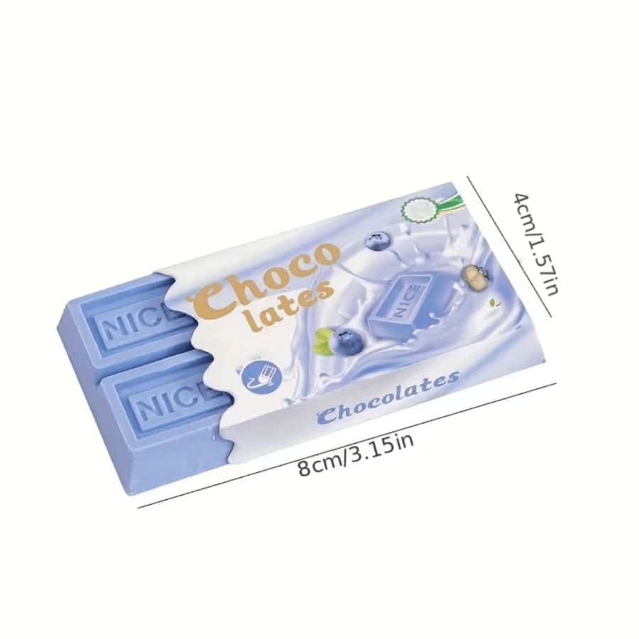 Cute And Creative Chocolate Shaped Eraser, Randomly Sent, Ideal For ...