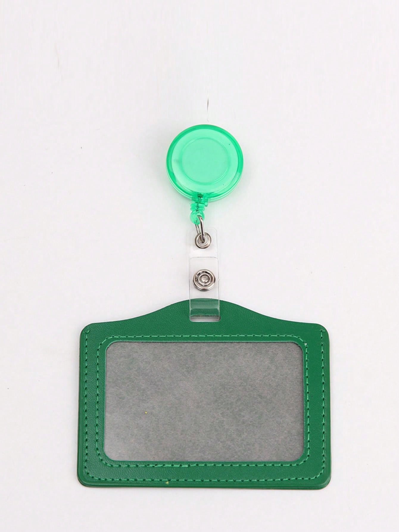 1PC Card Holder And 1 Easy-Pull Buckle Work Card Easy-Pull Buckle ...