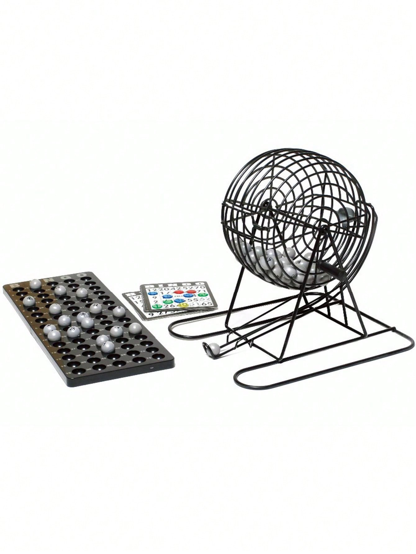 Metal Bingo Cage Party Tabletop Ball Drawing Game Prop For Festival ...