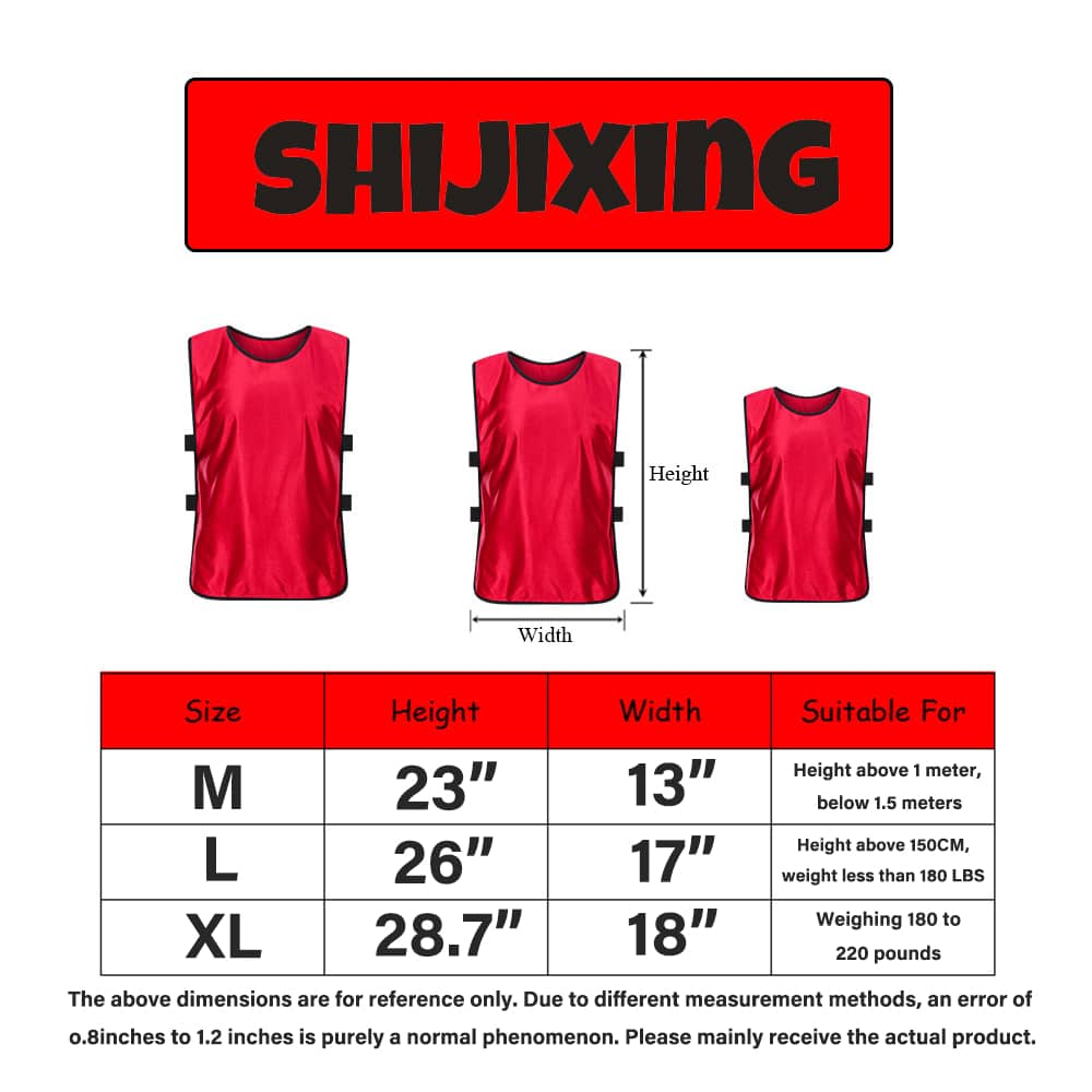 Men'S 12pcs Outdoor Game Training Pinnies, Suitable For Adults For ...
