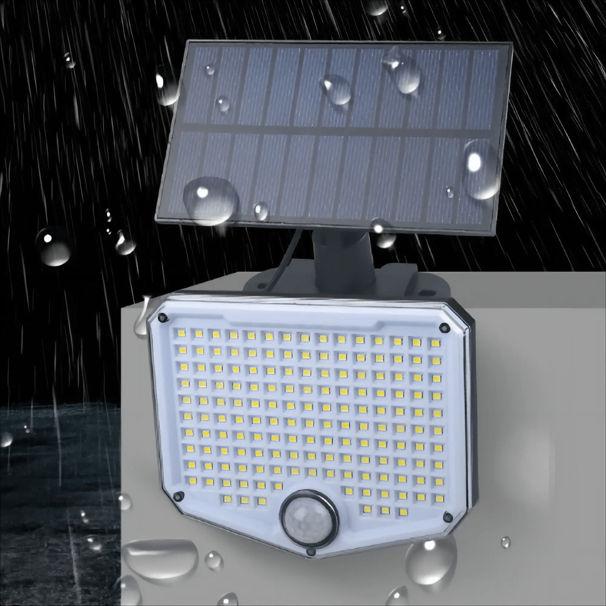 1pc Upgraded Brightness Solar Powered Sensor Light For Outdoor Pathway ...