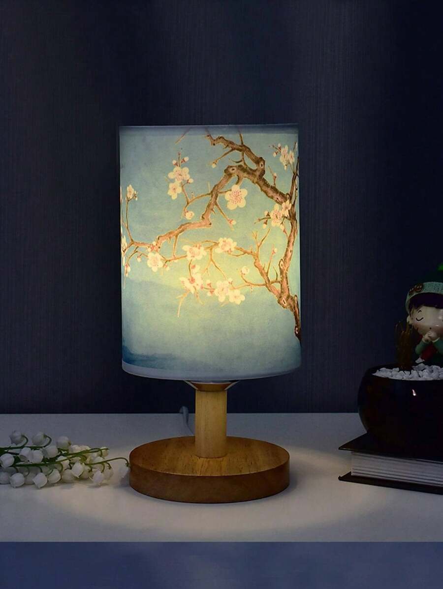 1pc Led Decorative Chinese Style Table Lamp For Bedroom, Bedside, Desk ...