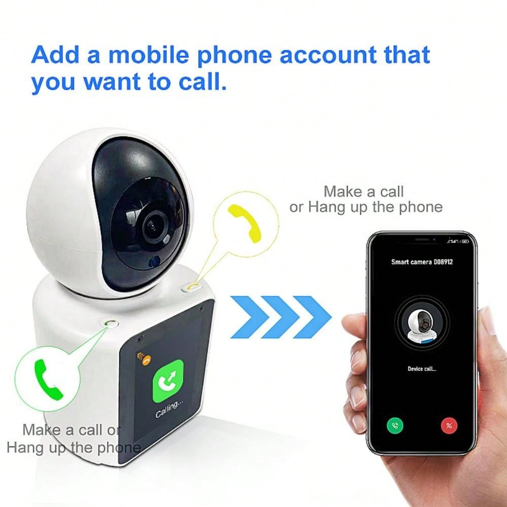 Two-Way Video Smart Monitoring Camera For Elderly And Baby Care ...