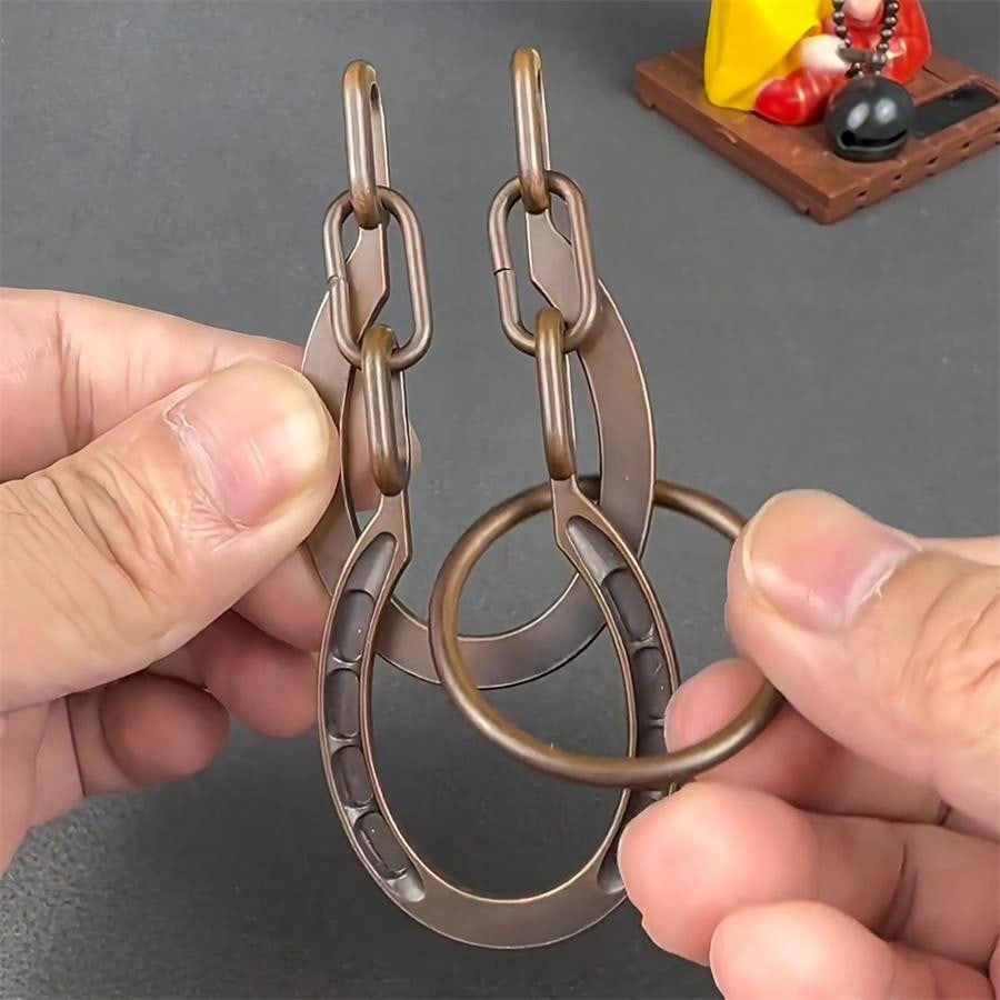 1 Pc Horseshoe Lock Puzzle Zinc Alloy Unlocking Kongming Lock Magic ...
