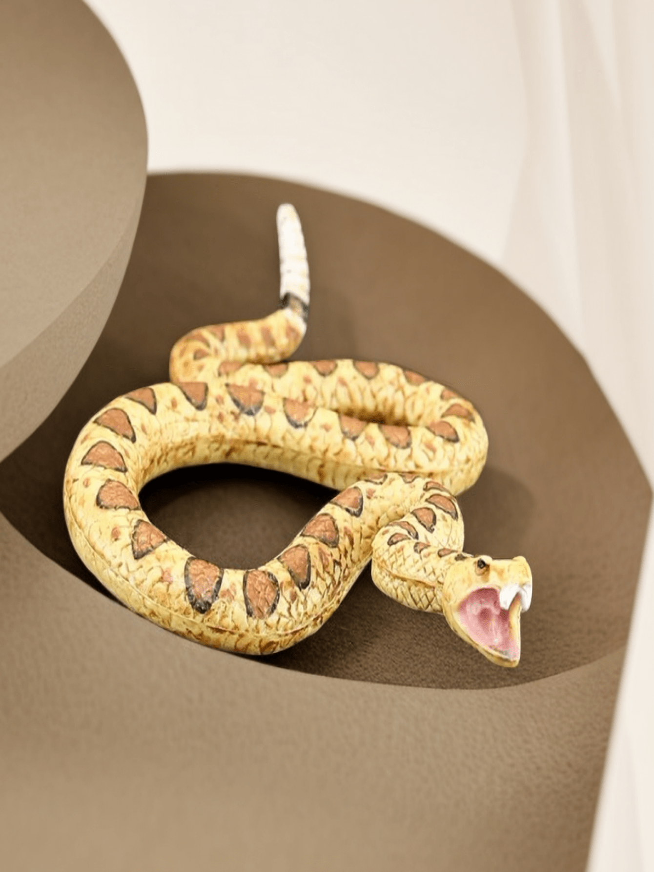 Realistic Miniature Rattlesnake Ornament Model | SHEIN USA