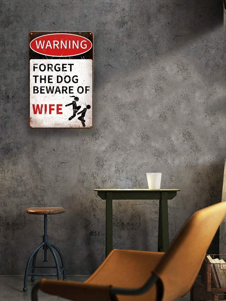 1pc Vintage German Language Warning Sign Add A Touch Of Authentic Decor ...