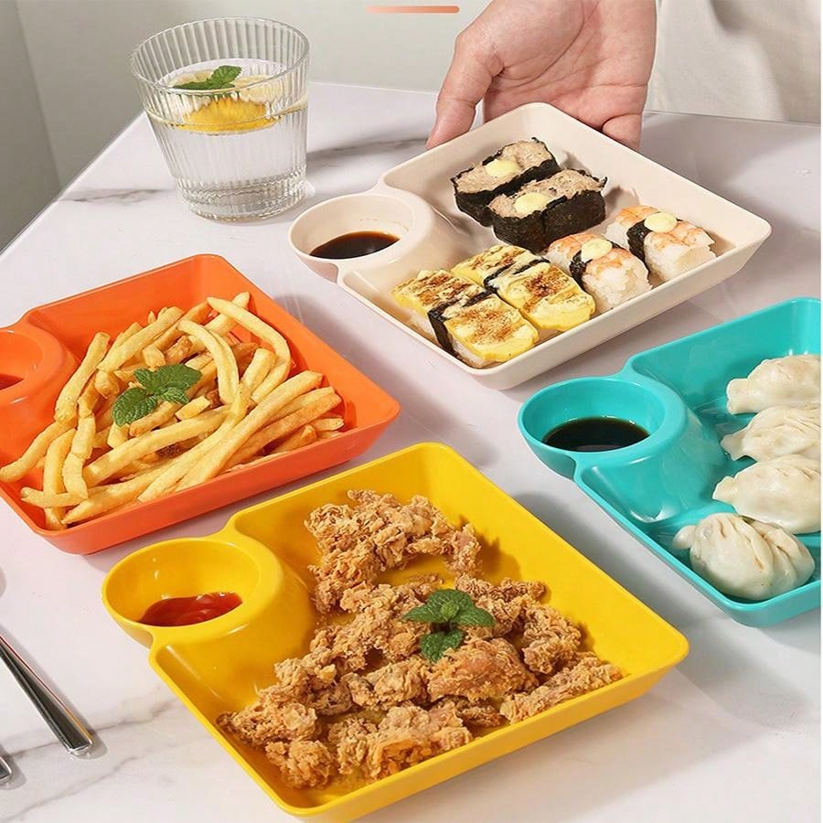 1pc Camping & Picnic Tableware Kitchen Plate, Fruit Plate, Dishware ...