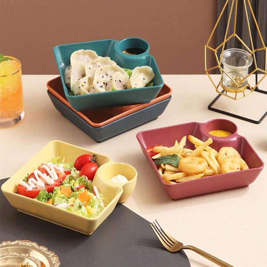 1pc Camping & Picnic Tableware Kitchen Plate, Fruit Plate, Dishware ...