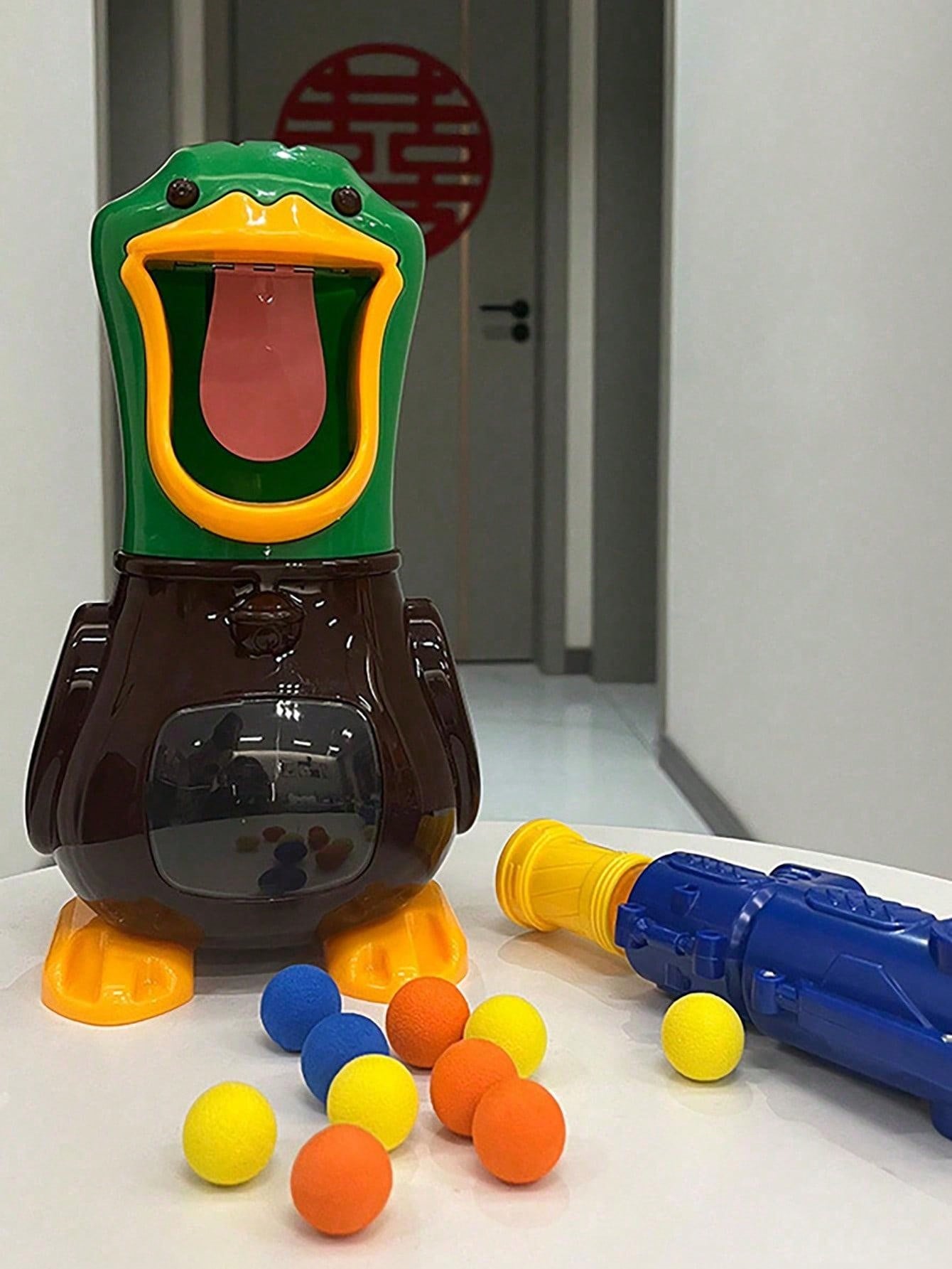 1 Set Duck Knockdown Air-Powered Soft Bullet Gun Interactive Toy For ...
