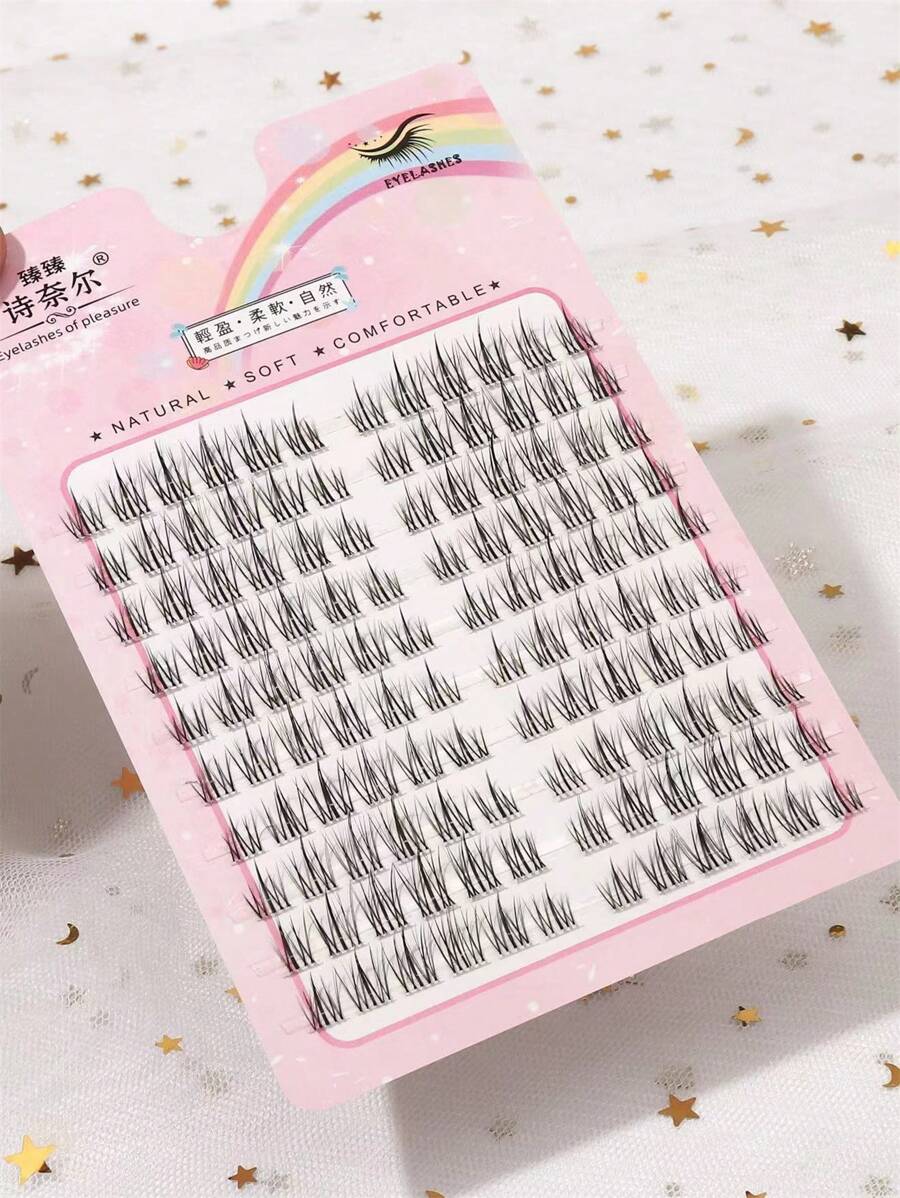 120pcs Lash Clusters DIY Eyelash Extensions Cluster Lashes Wispy ...
