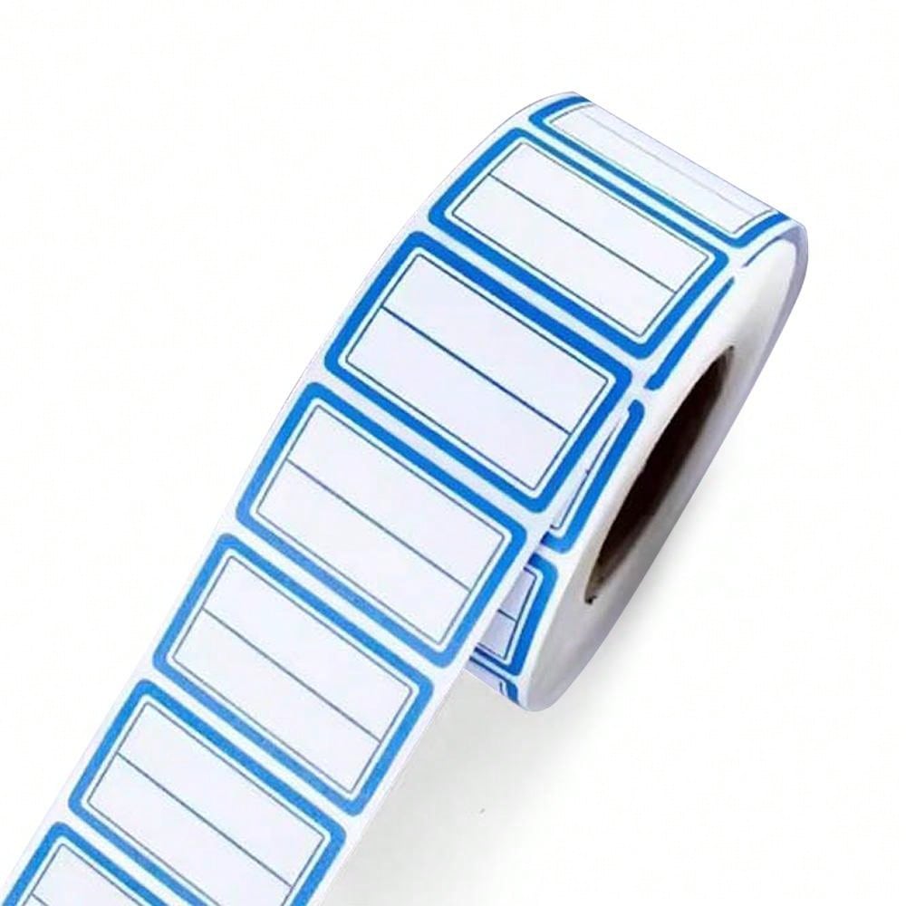 1000 Piezas Papel Autoadhesivo De Etiquetas Pequeñas Rojo/azul ...