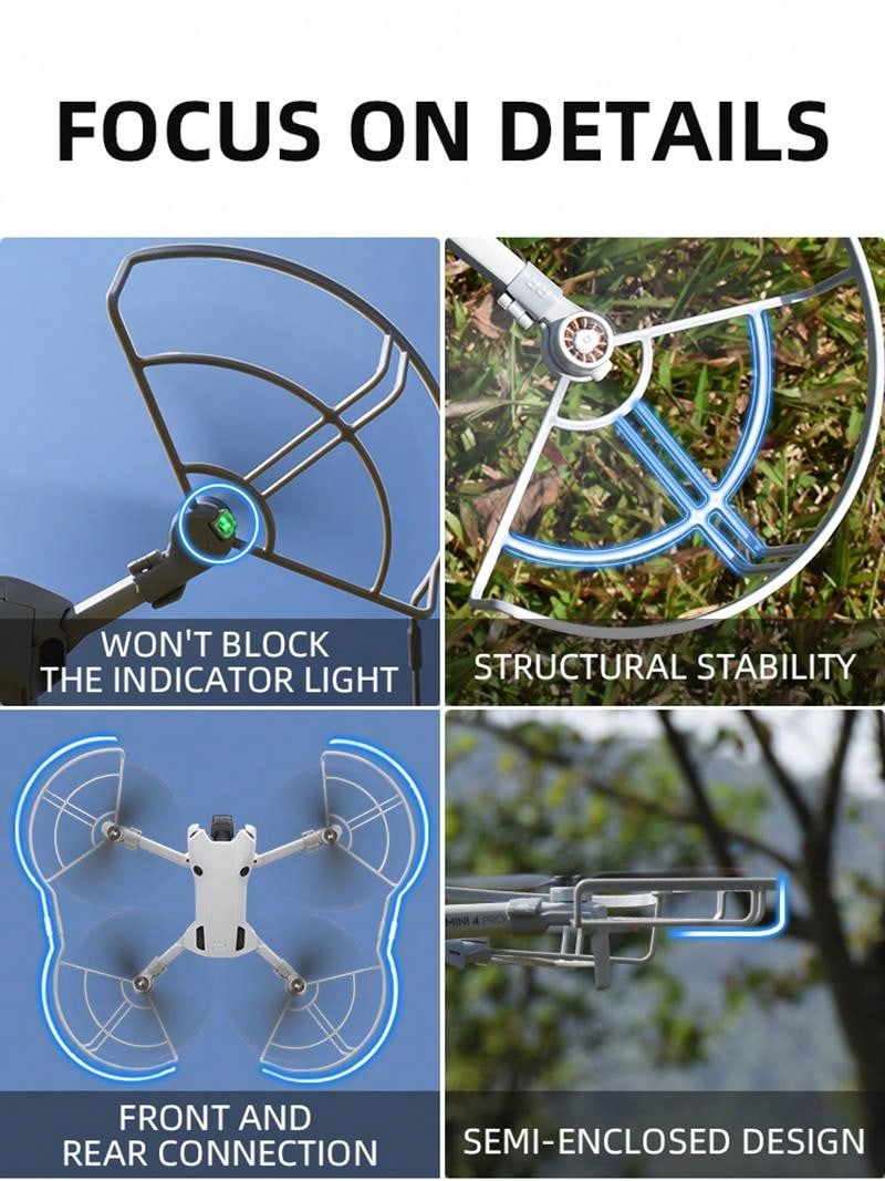 Propeller Guard Mini 4 Pro Propellers Protector Props Cover Wing Fan ...
