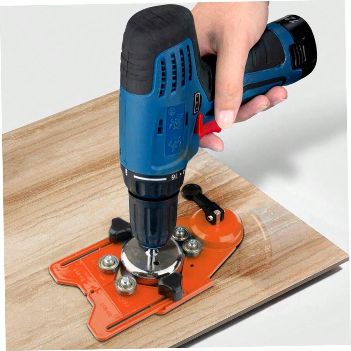 A Ceramic Tile Hole Locator With Adjustable Drilling Locator, Ceramic ...