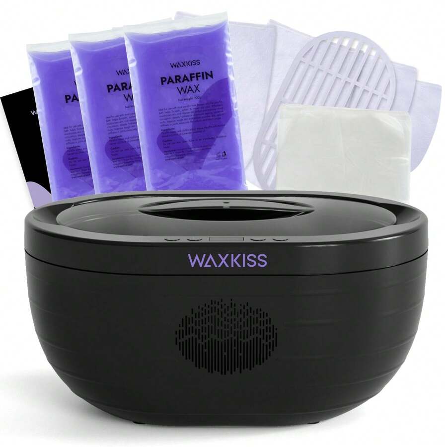 Waxkiss Black Kit (Us Standard) Paraffin Wax Machine For Hand And Foot ...
