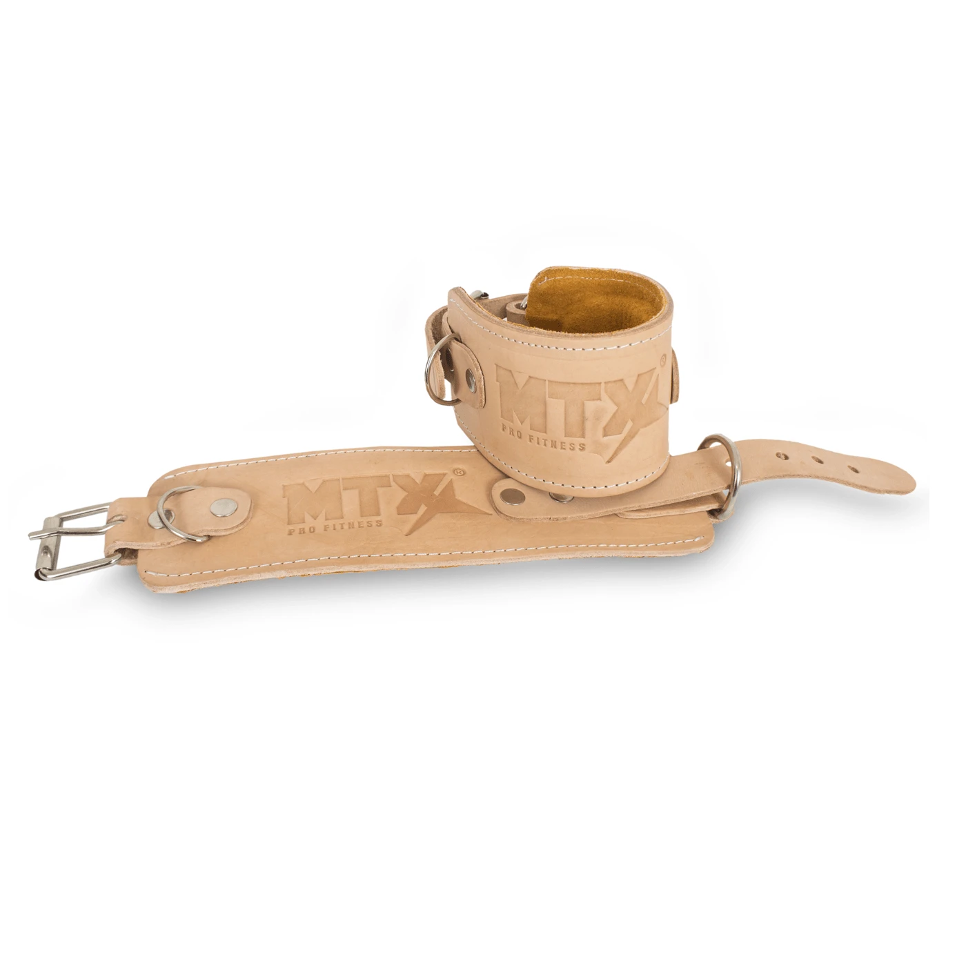 Gym Shackles Crossfit Weights Natural Leather Shackle Adjustable Ankles ...