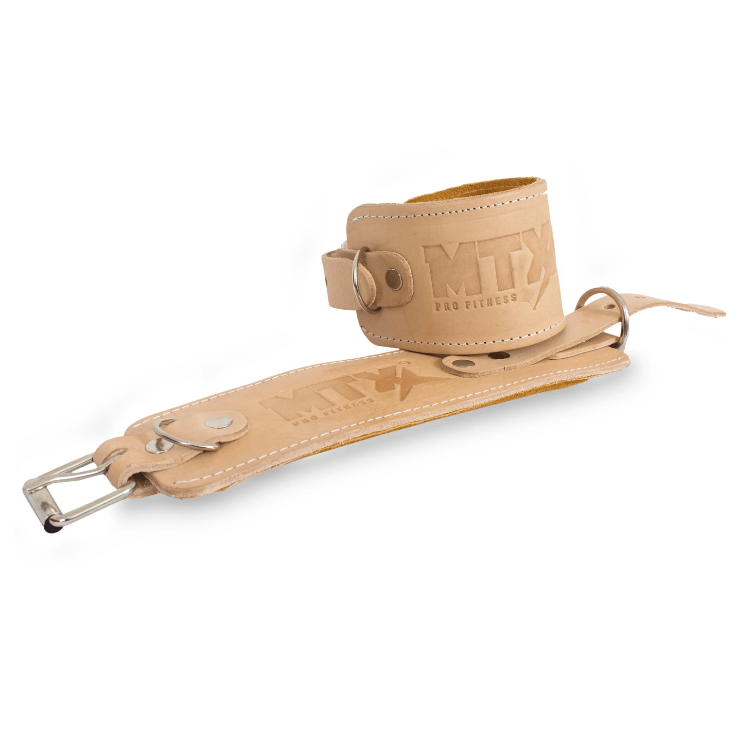 Gym Shackles Crossfit Weights Natural Leather Shackle Adjustable Ankles ...